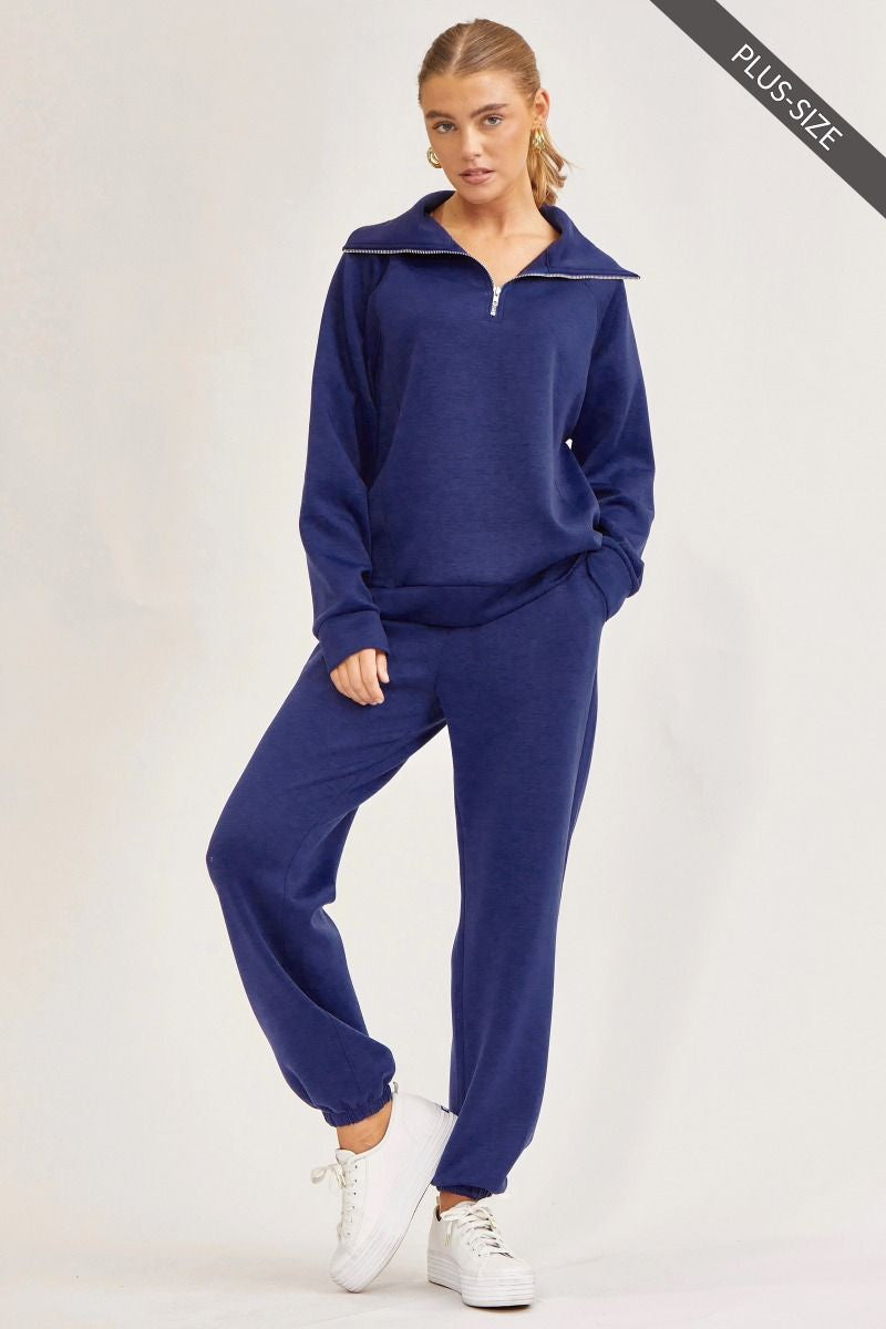 The navy comfort tracksuit – Mademoiselle Curvy