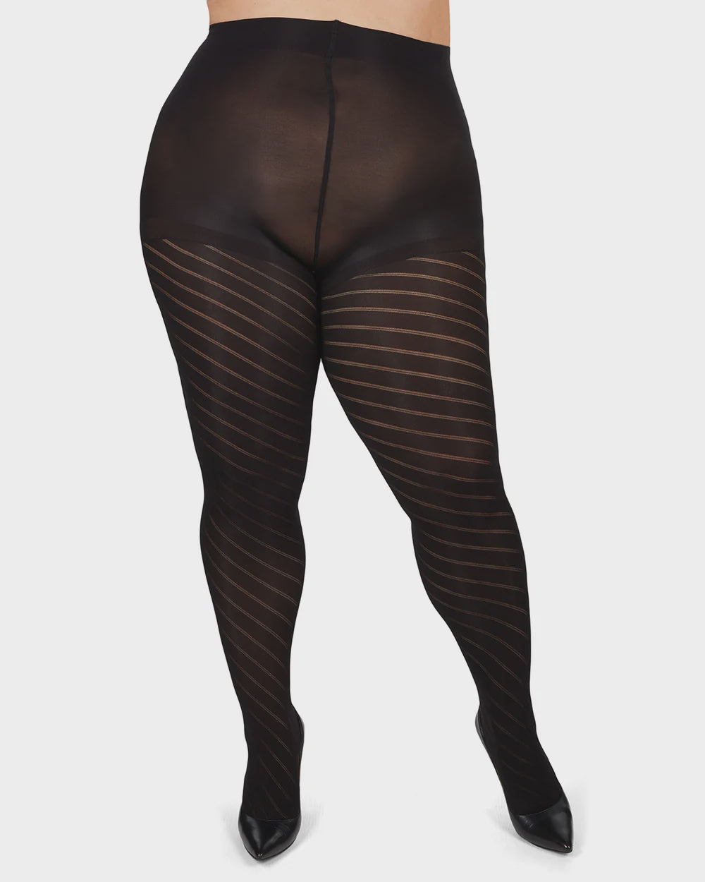 Collant opaque spirales – Mademoiselle Curvy